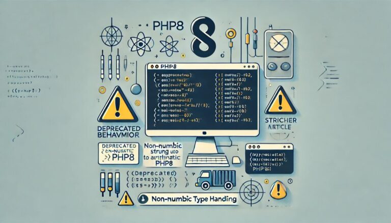 PHP8で非数値文字列演算が非推奨に：背景と安全なコードの書き方 | ウェブプラスα